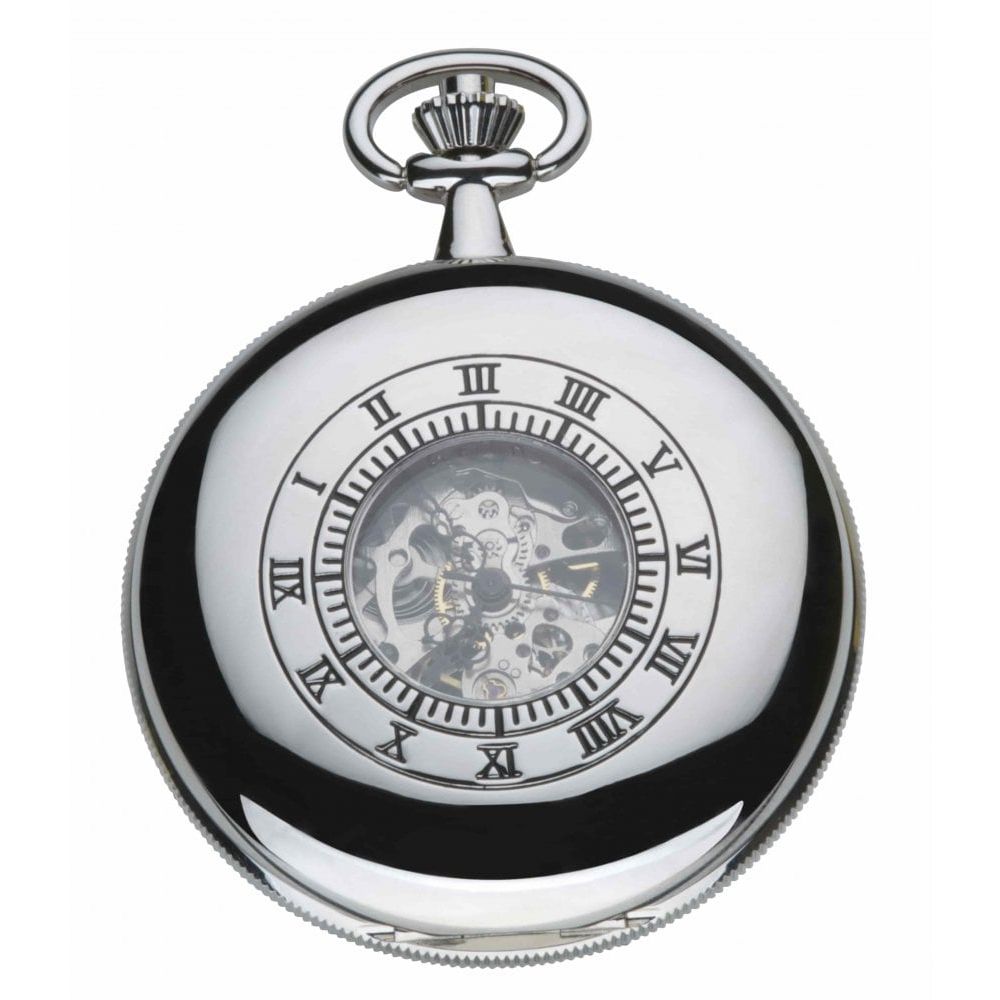 Jean Pierre Of Switzerland Double Half Hunter Mechanical Pocket Watch ...